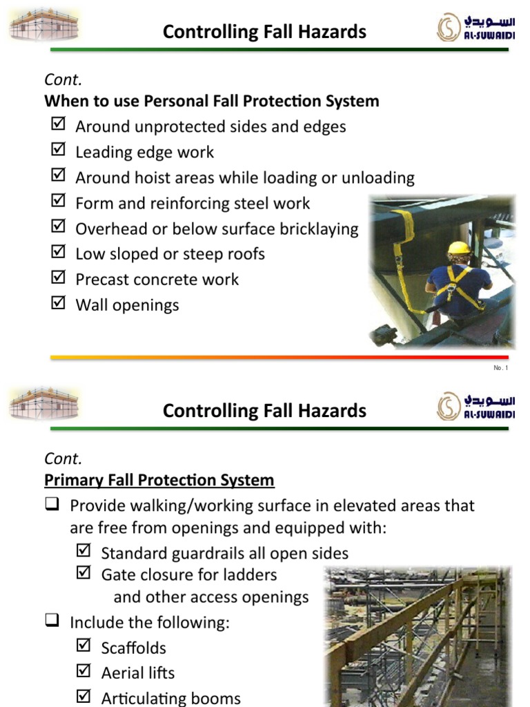 Working at Height - Training Presentation 2 of 2 | PDF | Scaffolding ...
