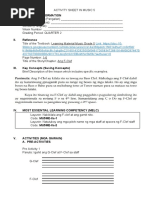 Kodaly Worksheet | PDF