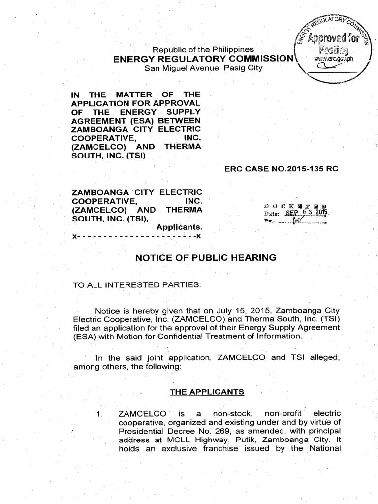 NPH,+ERC+Case+No +2015-135+RC | PDF