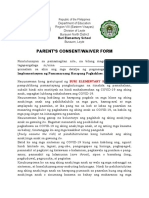 Parent Consent Deworming | PDF