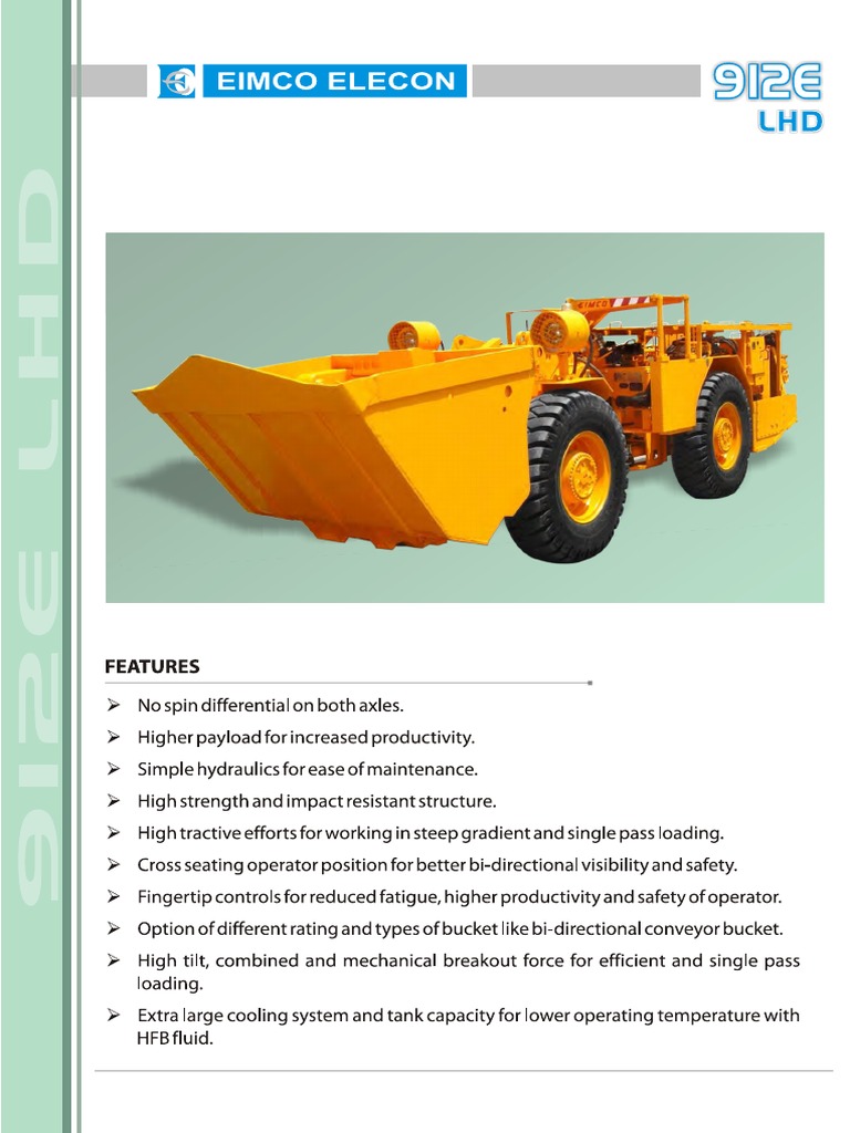 Eimco 912 E LHD | PDF