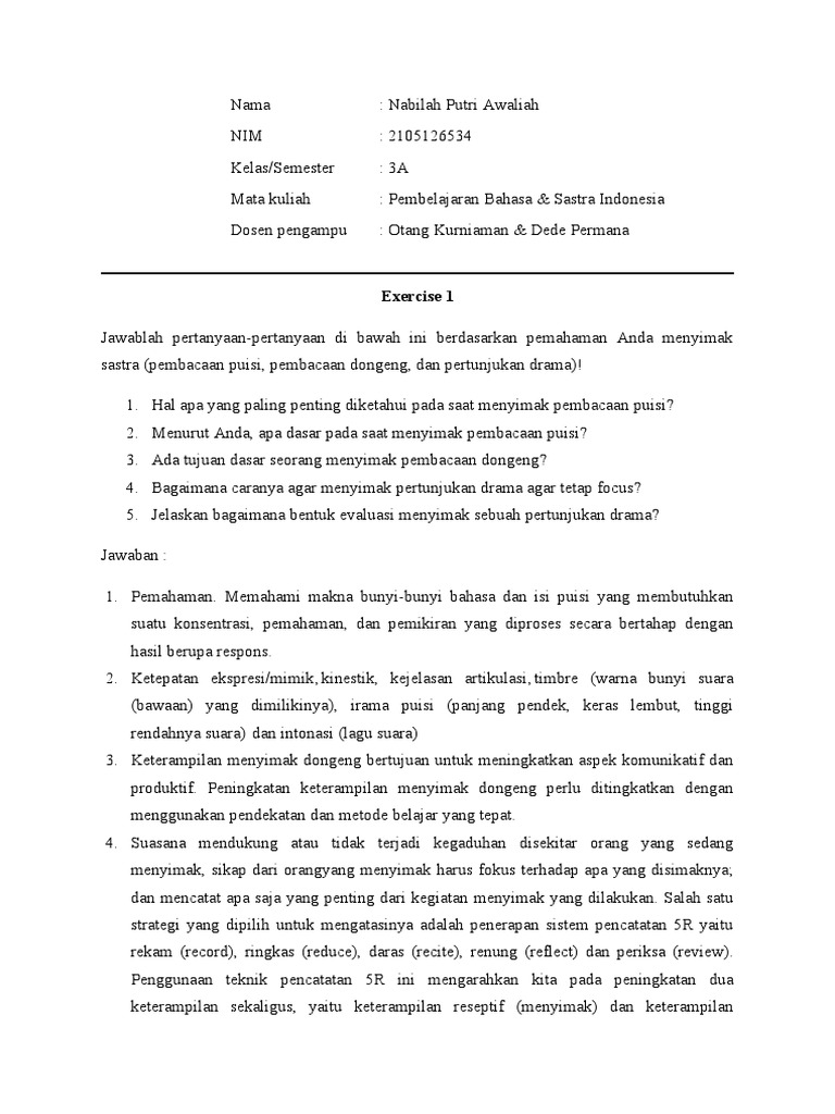 Nabilah Putri Awaliah | PDF