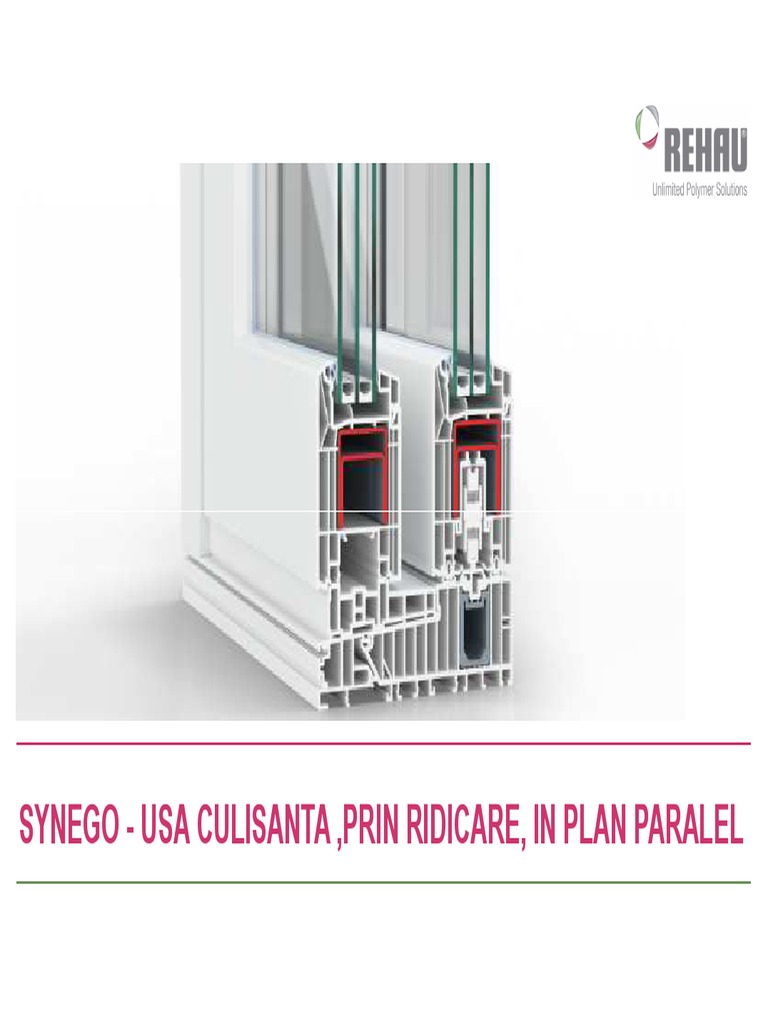 SYNEGO HST Culisanta Cu Ridicare Plan Paralel | PDF