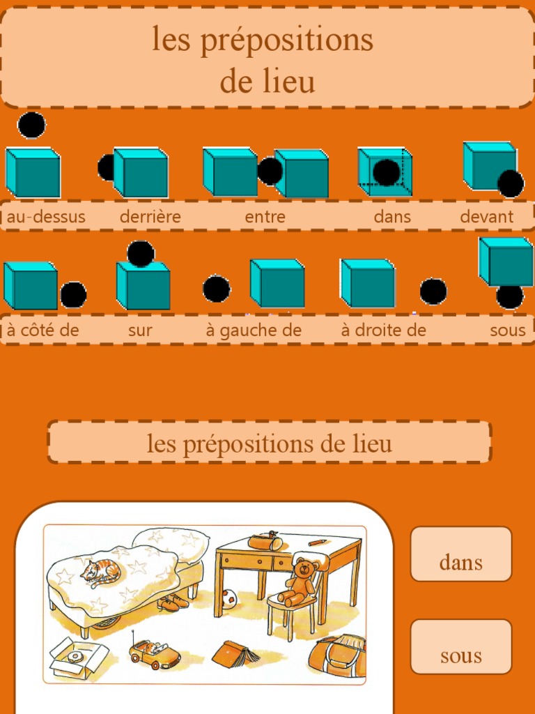 Prepositions de Lieu Activites Ludiques Comprehension Orale - 24143 ...