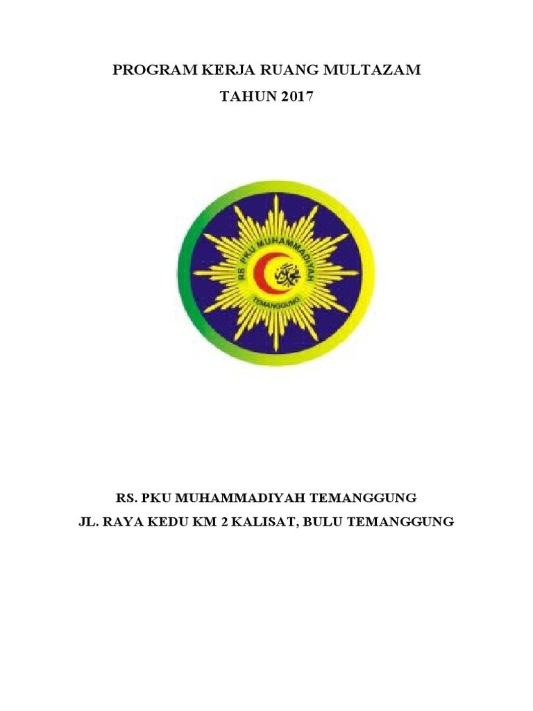 PROGRAM KERJA RUANG MULTAZAM Tahun 2017 | PDF