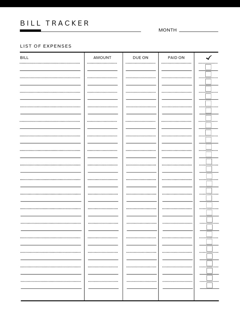 Monthly Budget Planner Template Elegant Minimalist Finance Planner Pdf