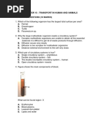 Form 3 Science Chapter 3 Transportation | PDF