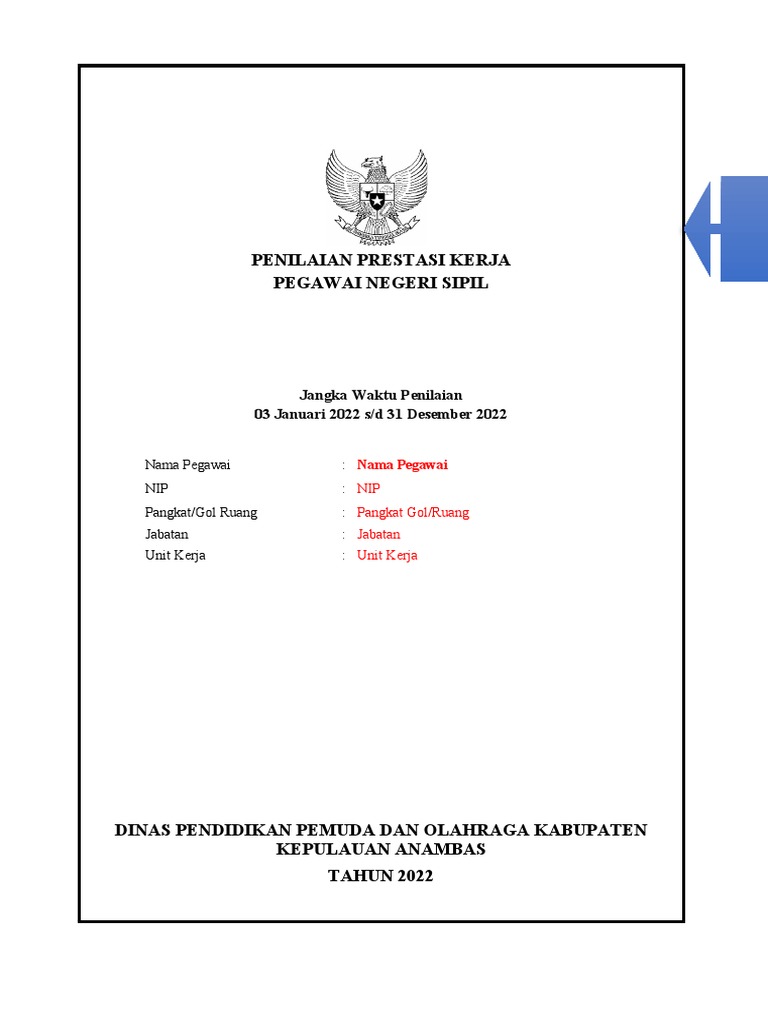 SKP Kuantitatif Contoh Guru SMP 2022 | PDF