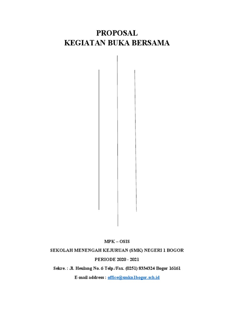 Proposal Bukber MPK - OSIS | PDF