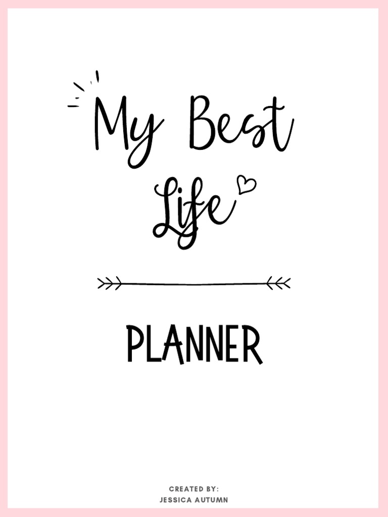 My Best Life Planner | PDF