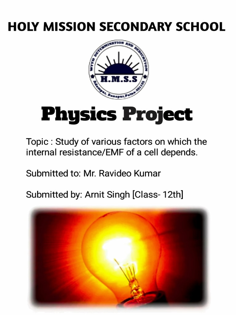 Phy Project Arnit (Adi234892) | Download Free PDF | Electrical ...