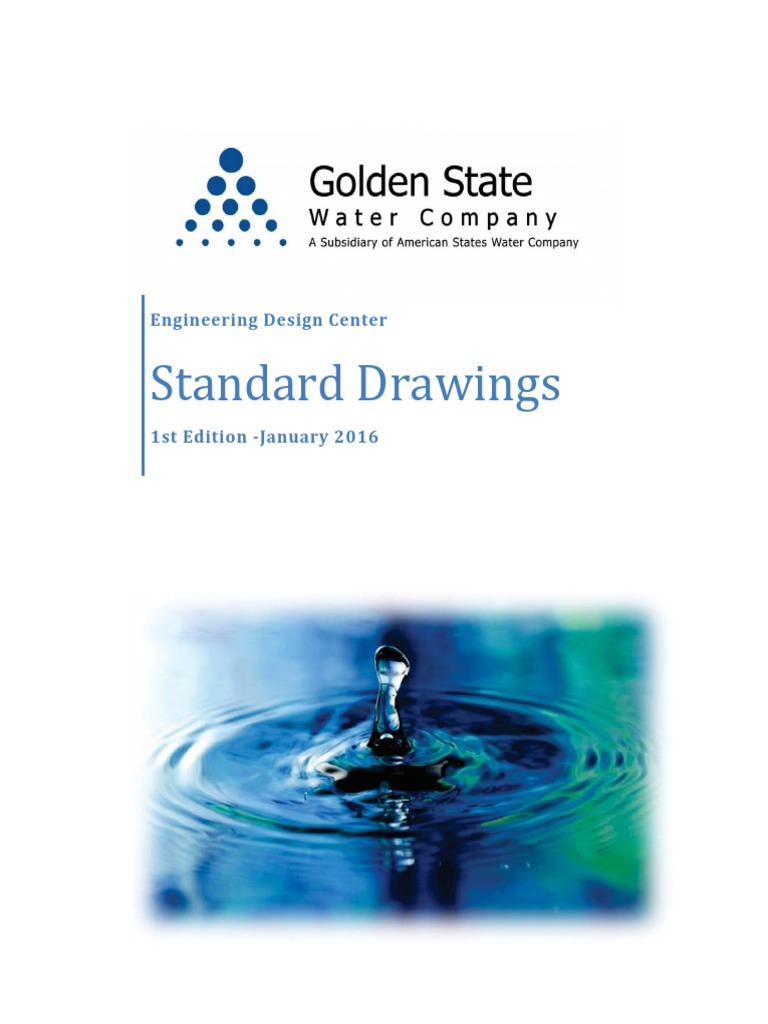 GSWC Standard Drawings 2016 (Final Version) - Part 1 | PDF | Pipe ...