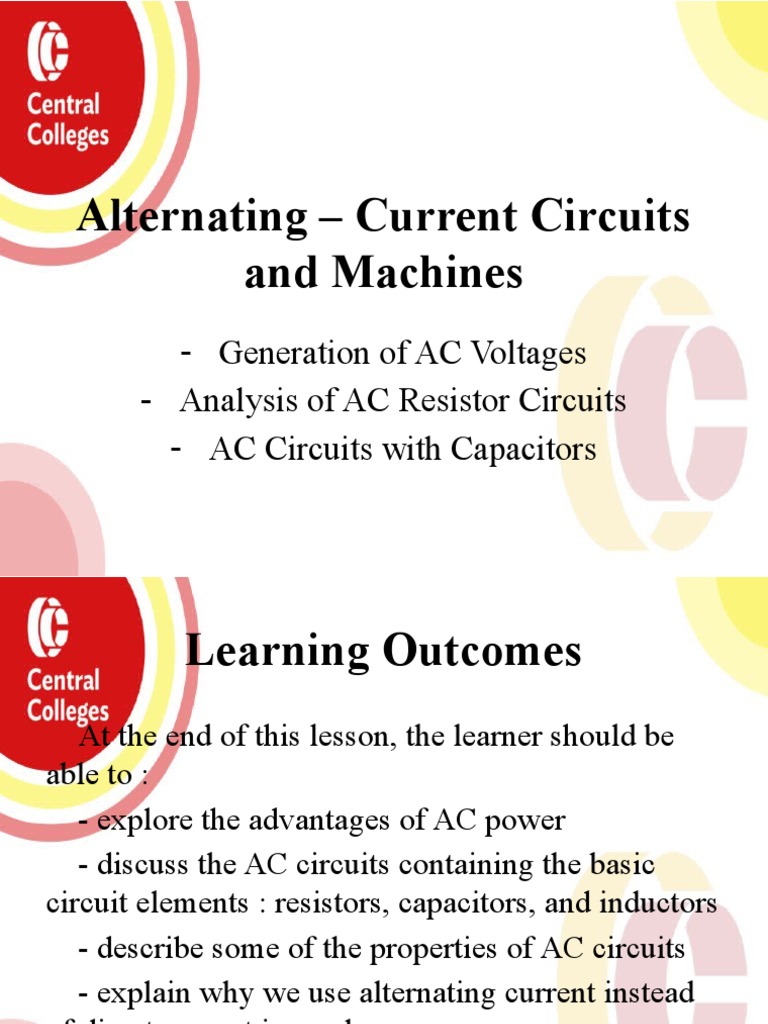 Ac Circuits and Machines | PDF | Electrical Network | Alternating Current