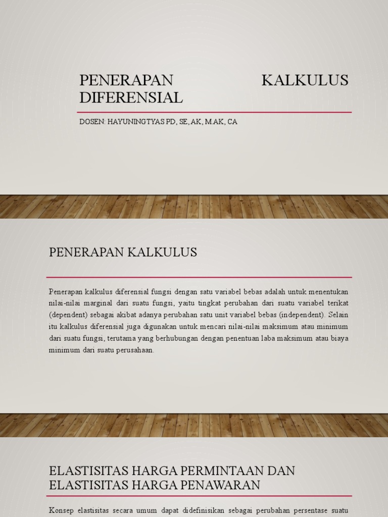 Penerapan Kalkulus Diferensial-20 | PDF | Metode & Bahan Ajar