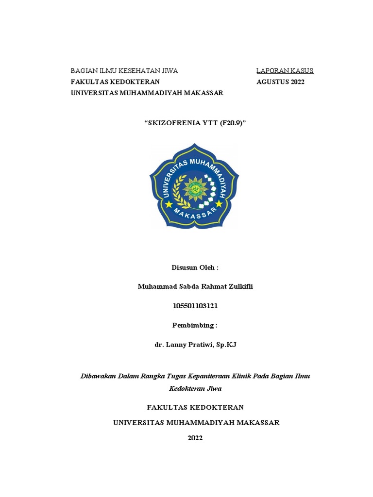 Laporan Kasus Muhammad Sabda Rahmat Zulkifli | PDF
