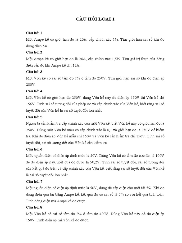 Câu hỏi ôn tập KTDL và CB22 | PDF