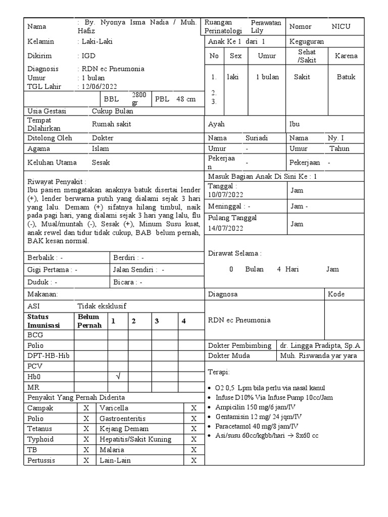 Refleksi Kasus Dr Lingga 1 Pdf
