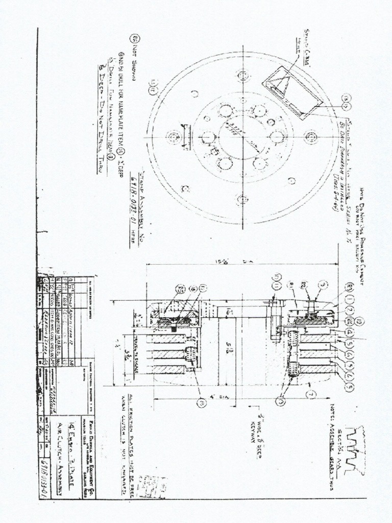 Air Clutch Assembly 6918-0133-01 | PDF