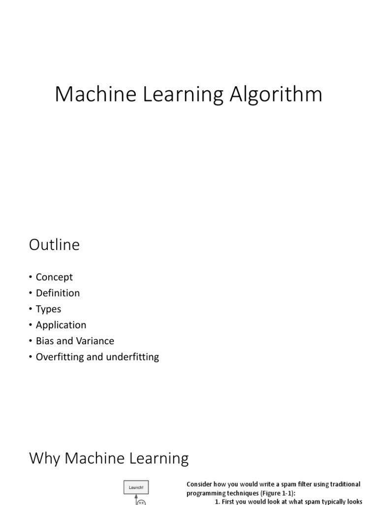 Machine Learning Algorithm Pdf Machine Learning Email Spam