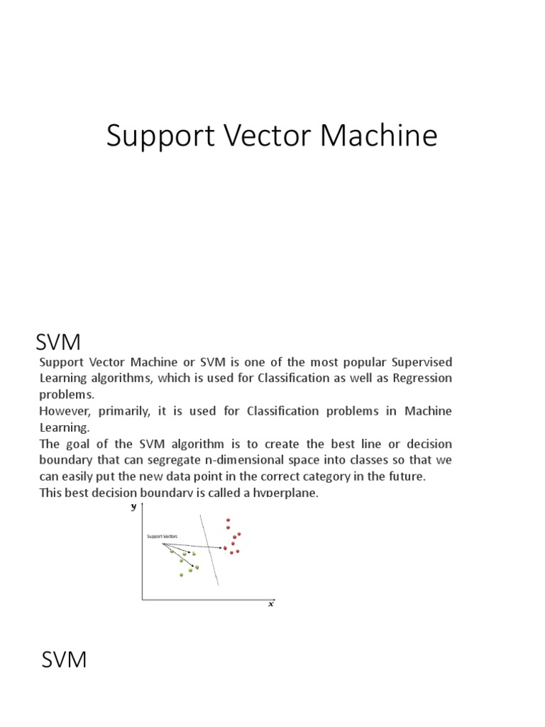 Support Vector Machine | PDF | Statistical Classification | Artificial Intelligence