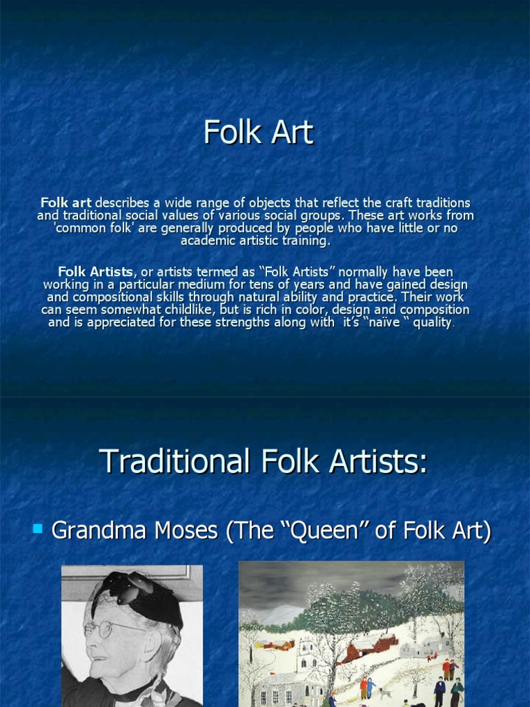 Folk Art PowerPoint | PDF
