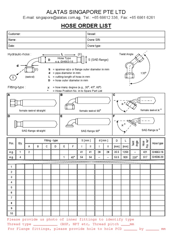 Hydraulic Hose | PDF | Manufactured Goods | Machining
