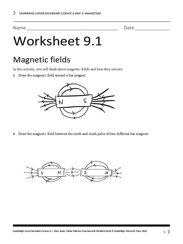 Chan Teng Xuen Chan - S8 - Worksheets - Unit 9 | PDF | Inductor | Magnetism