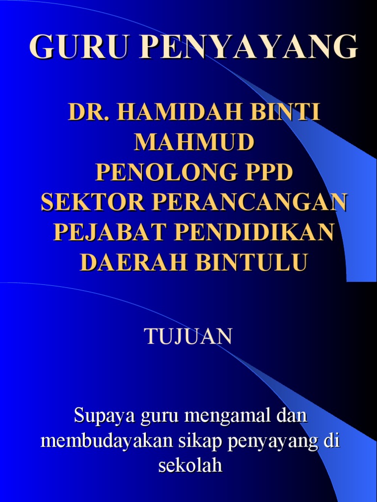 Guru Penyayang | PDF