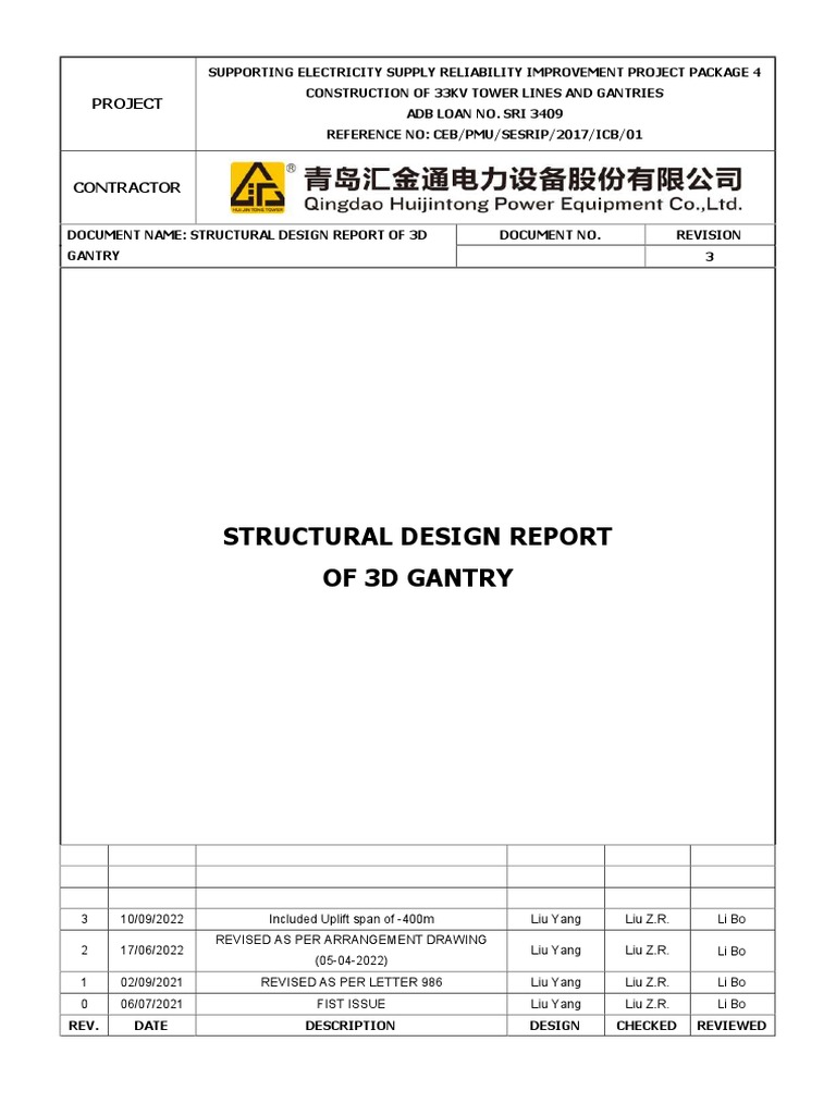 3D Gantry Structural Design Report | PDF | Screw | Strength Of Materials
