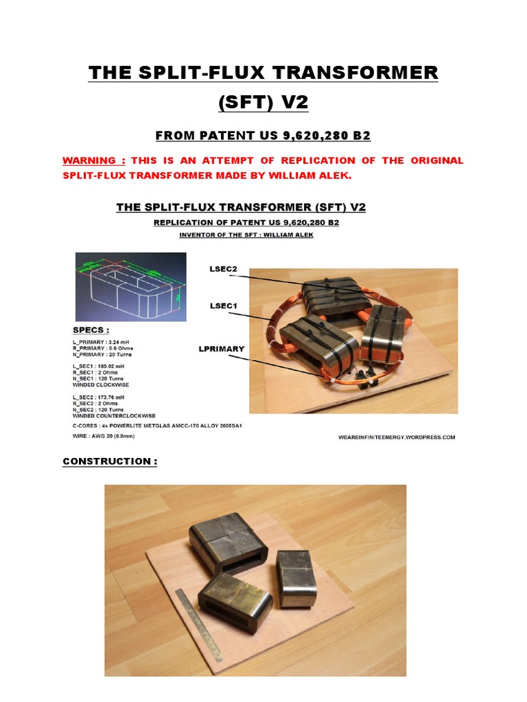 Splitfluxtransformer SFT v2 | PDF