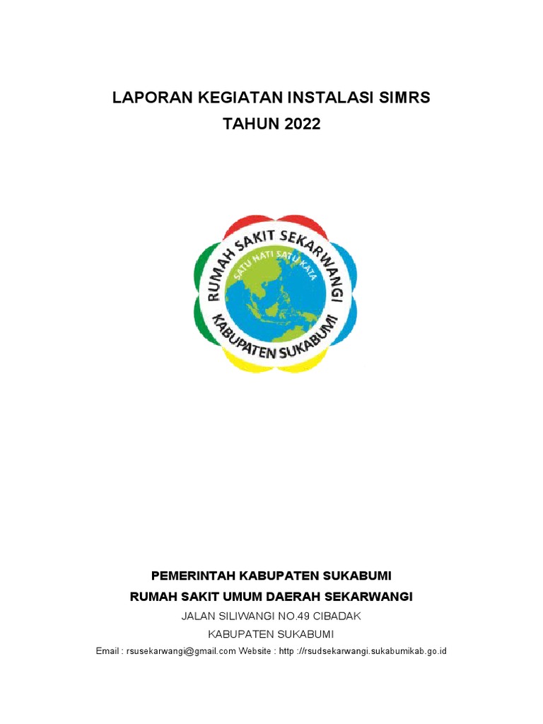 Laporan Instalasi SIMRS 2022 Sukabumi | PDF | Bisnis