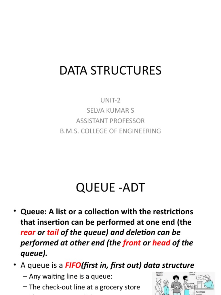 Unit 2 | PDF | Queue (Abstract Data Type) | Computer Data