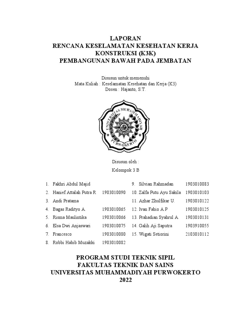 Tugas Kelompok 3 Matkul K3 B | PDF