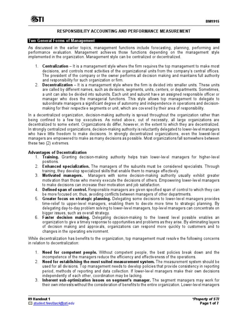 09 Handout 1 | PDF | Return On Investment | Margin (Finance)
