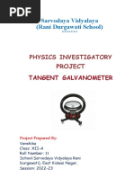 To Study The Earths Magnetic Field Using A Tangent Galvanometer | PDF | Earth's Magnetic Field ...