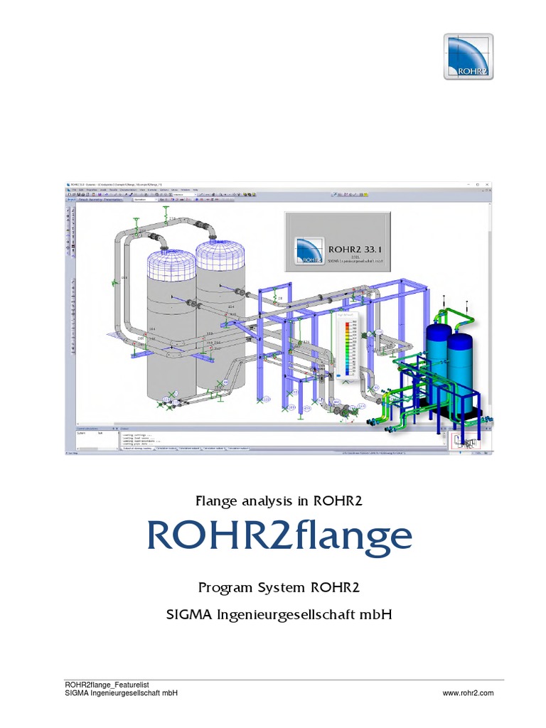 ROHR2flange Featurelist | PDF | Software Engineering | Computing