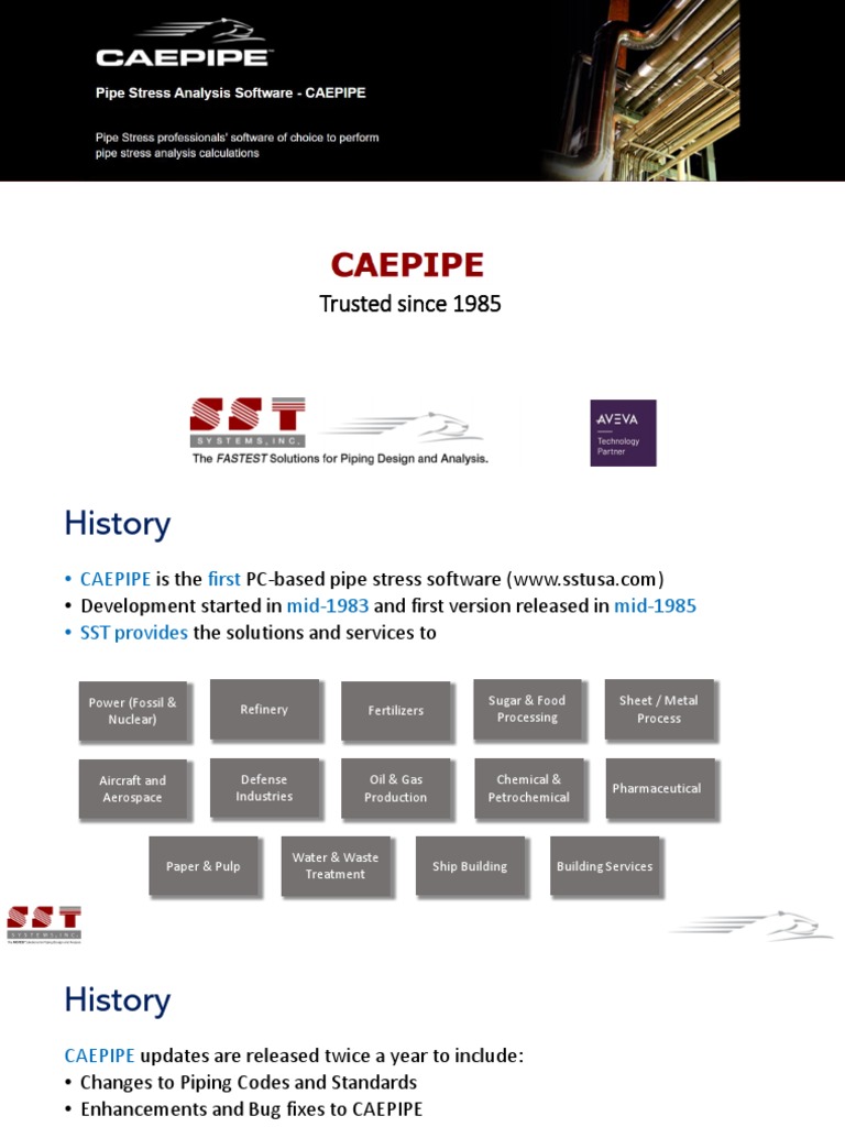 CAEPIPE Presentation - v11.00 | PDF | Pipe (Fluid Conveyance) | Pump