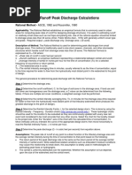 Runoff and Peak Flow Estimation - NRCS Method | PDF | Surface Runoff ...