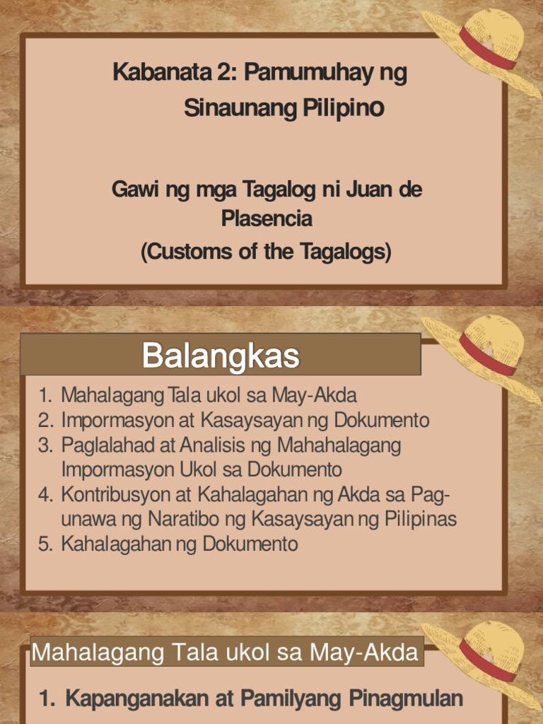 Customs of The Tagalogs | PDF