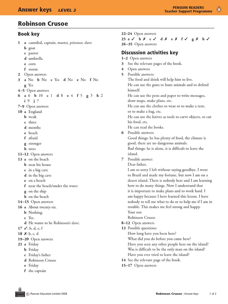 AK-Robinson Crusoe | PDF | Robinson Crusoe