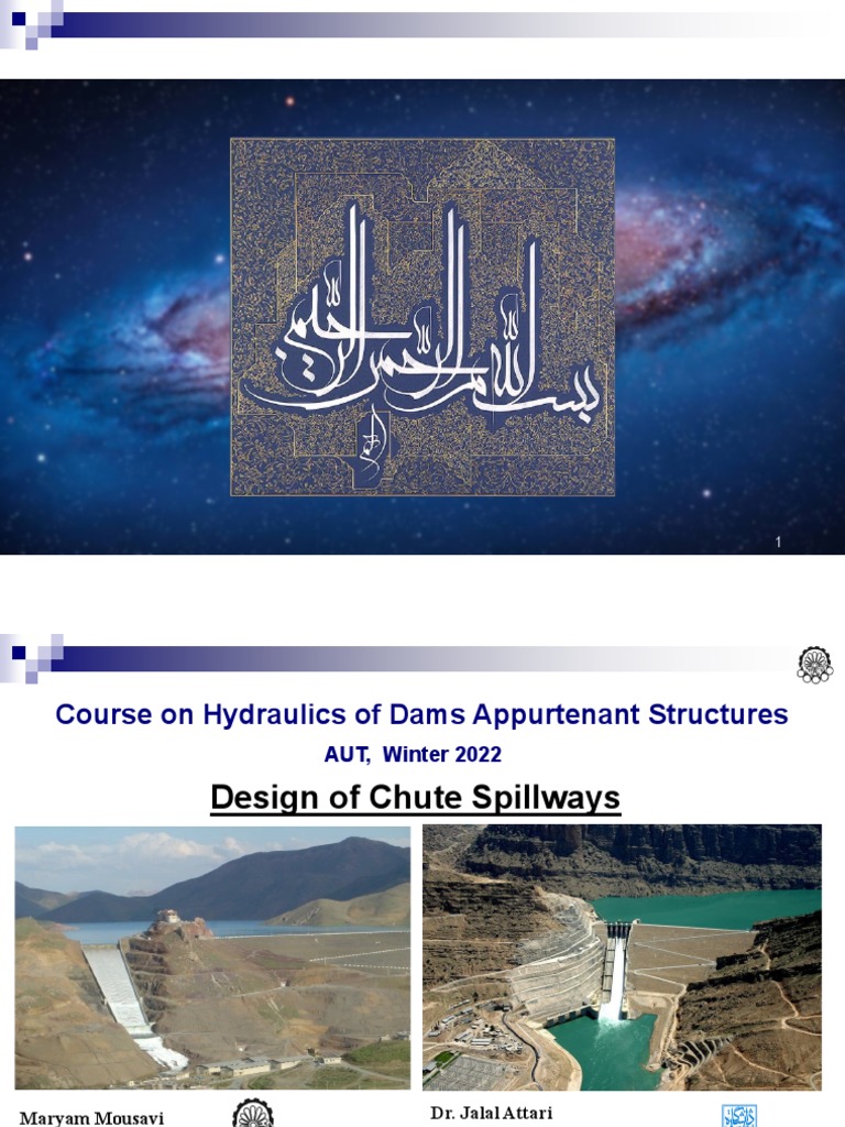 6.chute Spillway | PDF | Spillway | Dam