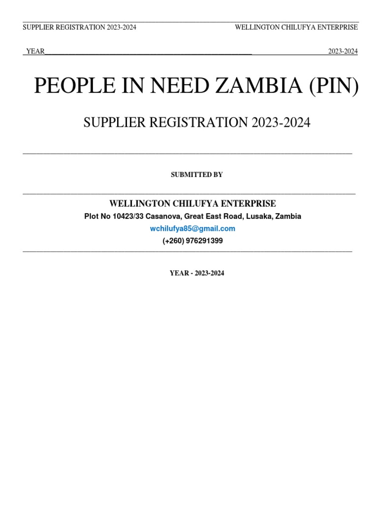 Supplier Registration - PIN | PDF | Printer (Computing) | Banks
