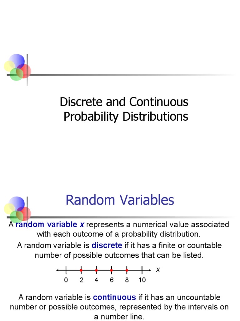 Discrete Probability Distributions | PDF | Probability Distribution | Random Variable