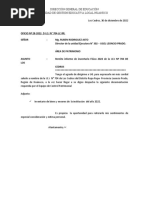 Oficio de Refuerzo Escolar 2022 | PDF