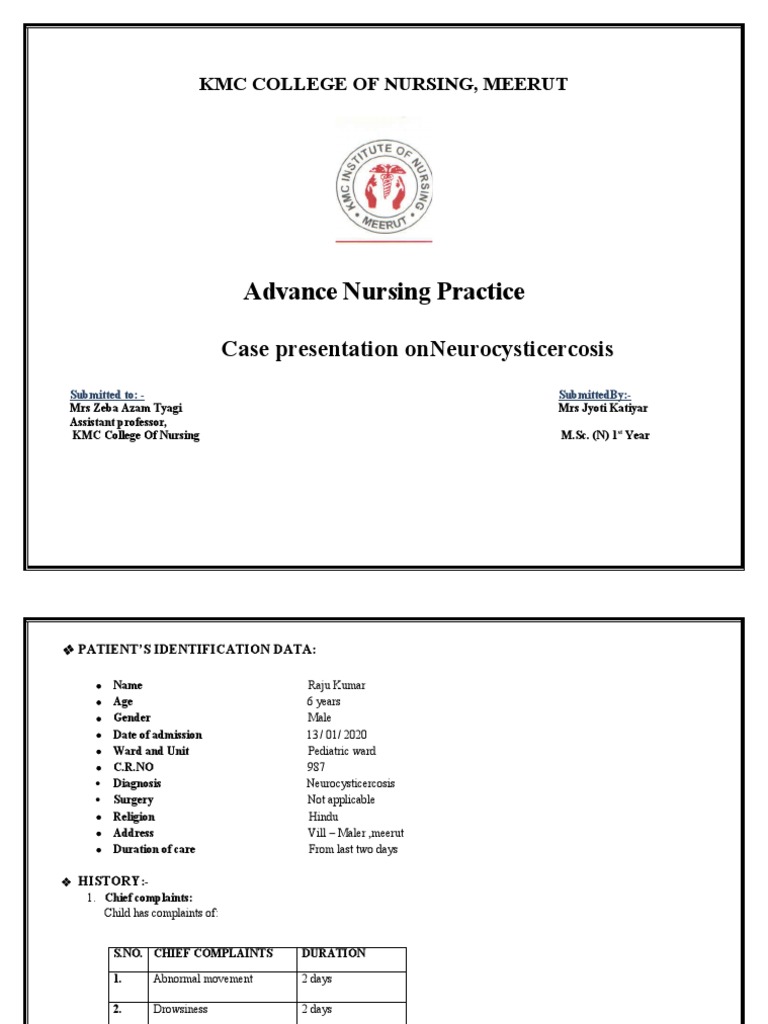 Pediatic Case Presentation Final | PDF | Dehydration | Diseases And Disorders