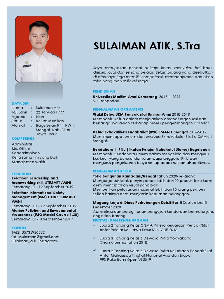 CV Sulaiman | PDF