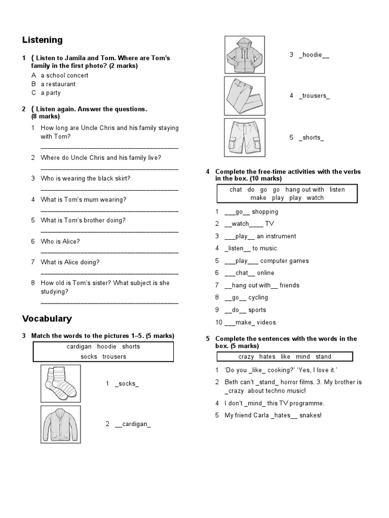 DY2 Test Diagnostic-1 | PDF | Linguistics