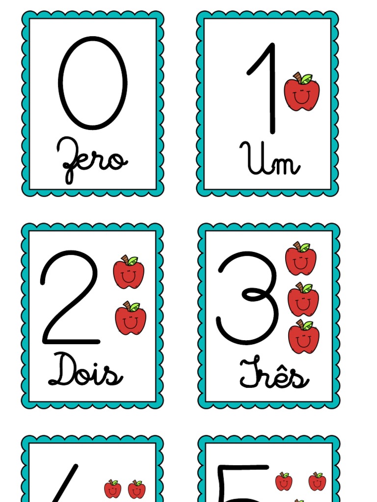 Números Cursivo | PDF