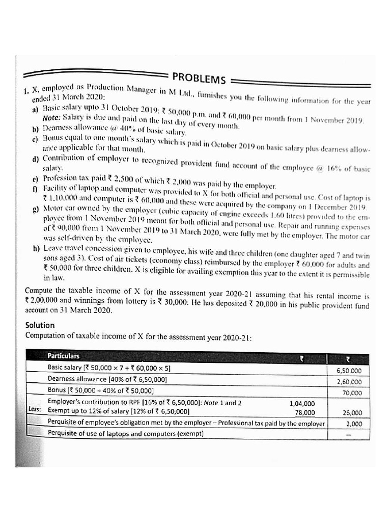 Salary - PRACTICE QUESTIONS | PDF