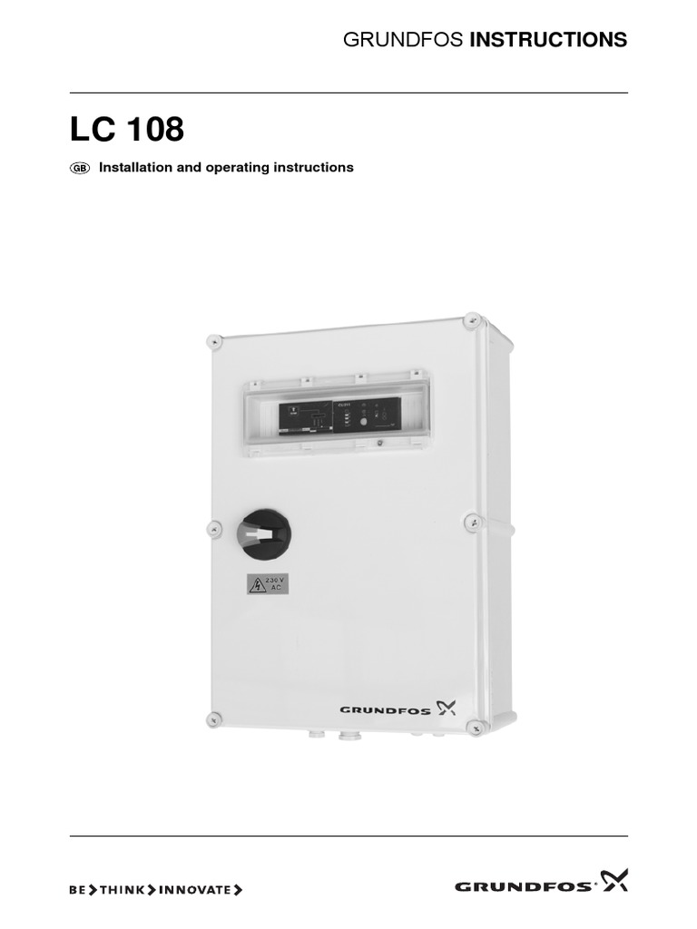 Grundfosliterature 2127821 | PDF | Switch | Mains Electricity